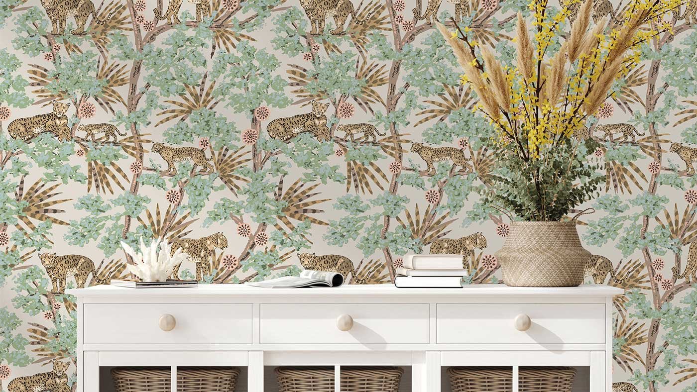 Add an Ombre Accent Wall in Minutes with Peel and Stick Removable Wallpaper